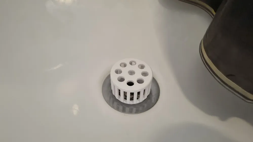 Hair strainer 42mm - Free 3D Print Model - MakerWorld