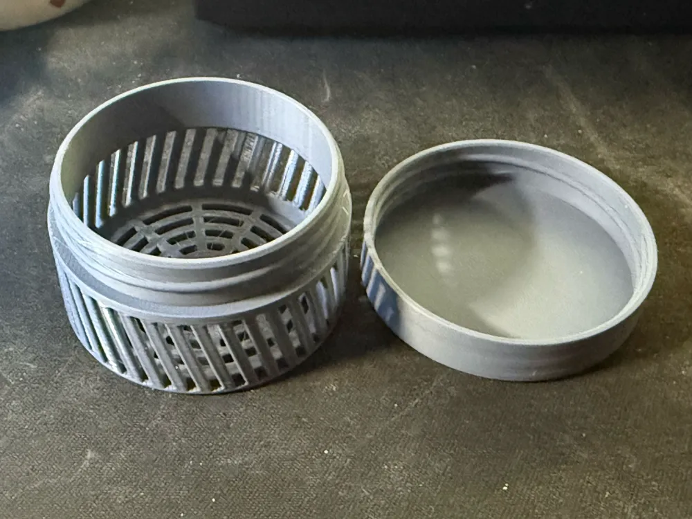 4L cereal box lid desiccant silica container - Free 3D Print Model ...