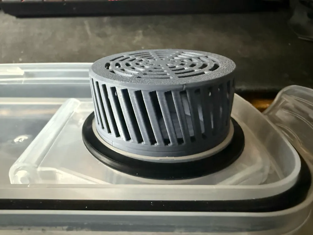 4L cereal box lid desiccant silica container - Free 3D Print Model ...