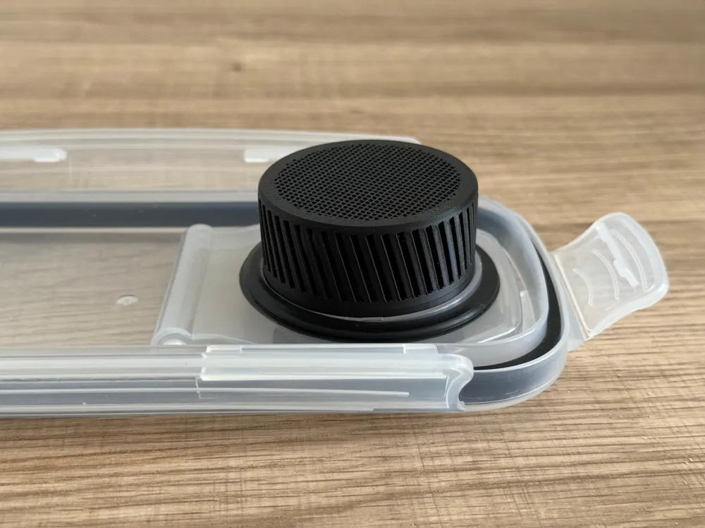 4L cereal box lid desiccant silica container - Free 3D Print Model ...