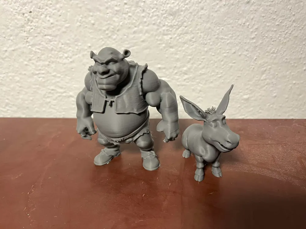 Ogre Shrek and Donkey by Ainon3Dprint MakerWorld: Download Free 3D Models