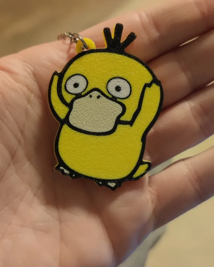 Psyduck keychain by Litolunar - MakerWorld