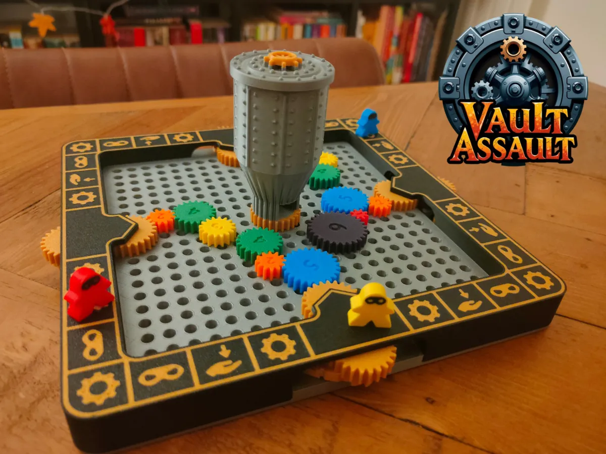 Vault Assault - Unique, Fully Printable Board Game - Free 3D Print ...