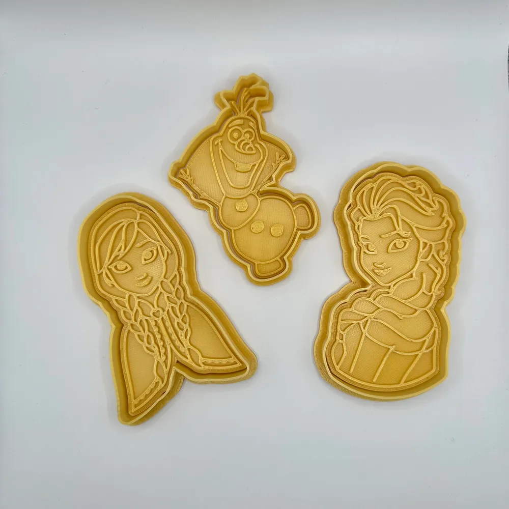 Frozen cookie cutter / stamp by Indibles - MakerWorld