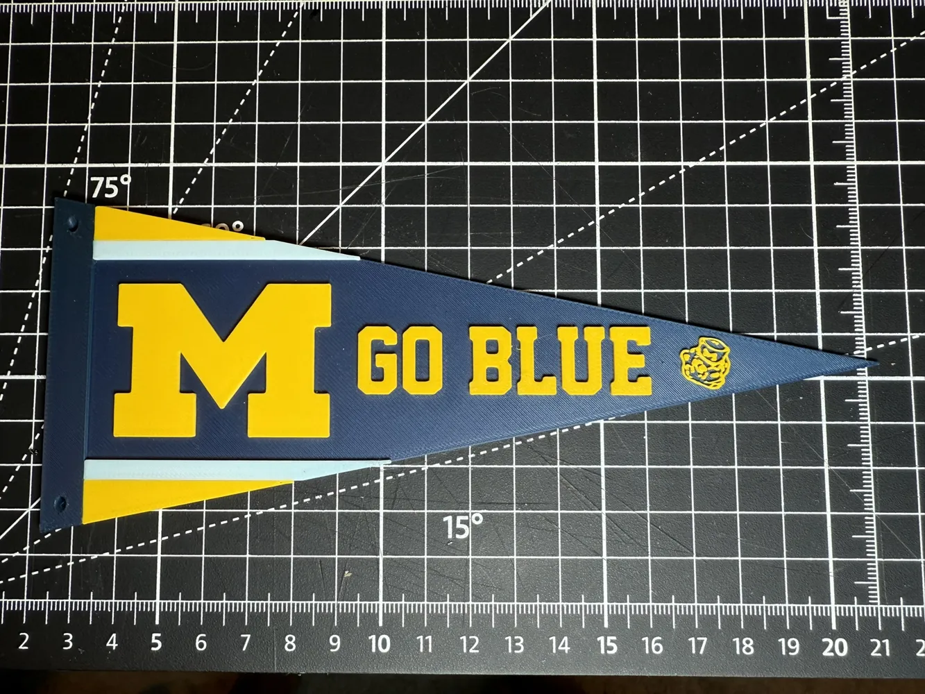 University of Michigan - Pennant by rysock MakerWorld: Download Free 3D ...