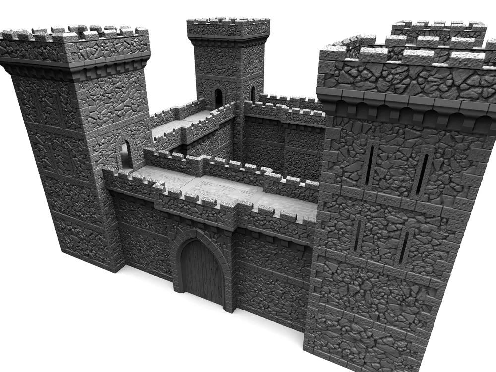 Modular Medieval Castle 28mm Wargaming Terrain by VogManMakerWorld ...