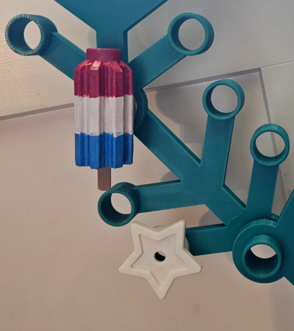 Bomb pop brick wreath by jewel_aria - MakerWorld