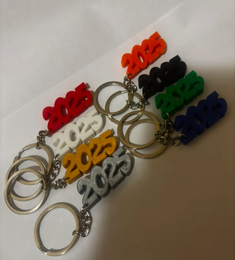 New Year's Eve - Keychain 2025 by Zenith3DProOfficial - MakerWorld