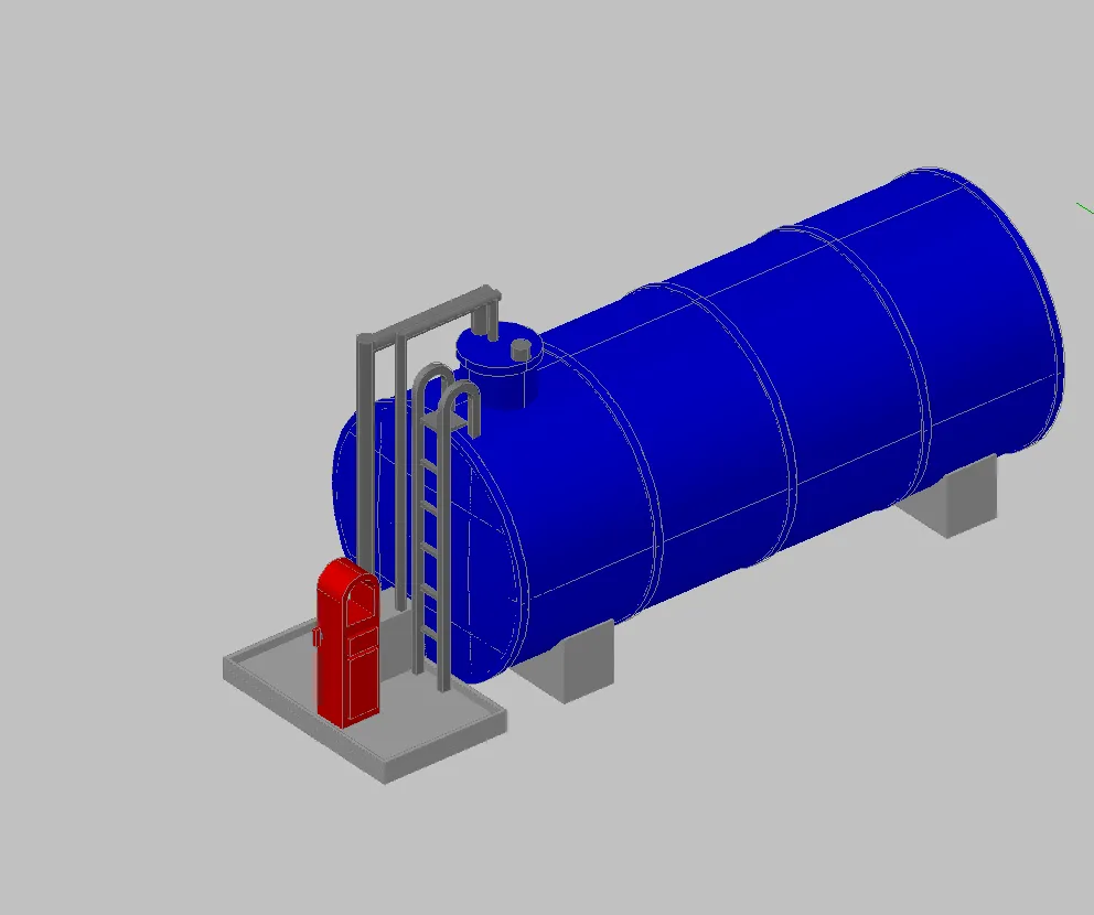 Ho Scale Diesel Tank by Marcocat - MakerWorld