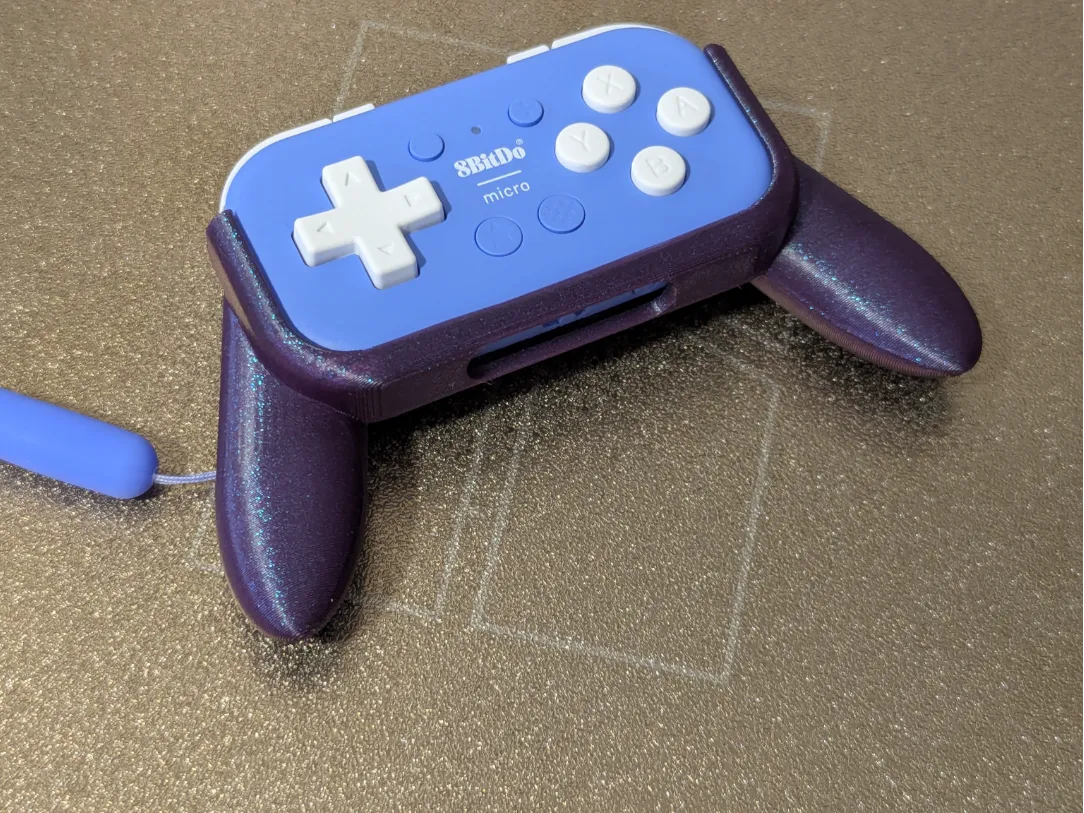 8bitdo micro grip for tiny hands - Free 3D Print Model - MakerWorld