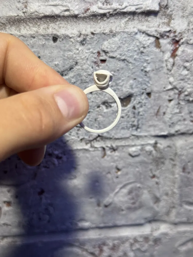 Crystal Crown Ring - Free 3D Print Model - MakerWorld