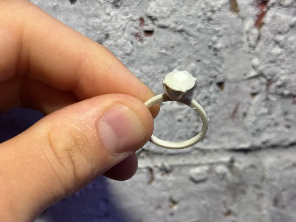 Crystal Crown Ring - Free 3D Print Model - MakerWorld