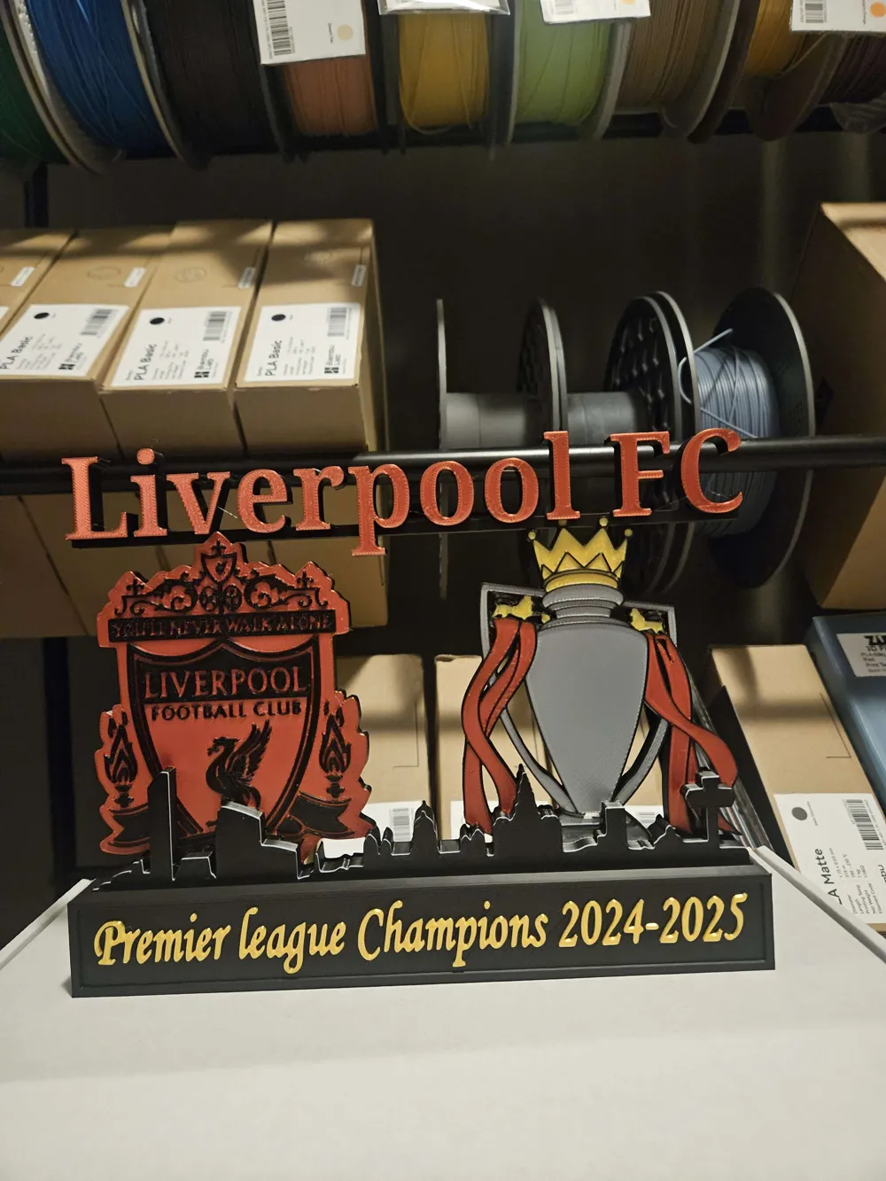 Liverpool FC premier league skyline with cup by Jessie_3d_art ...