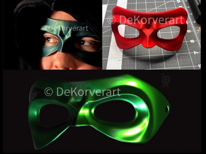 Superhero eye mask DA - Free 3D Print Model - MakerWorld