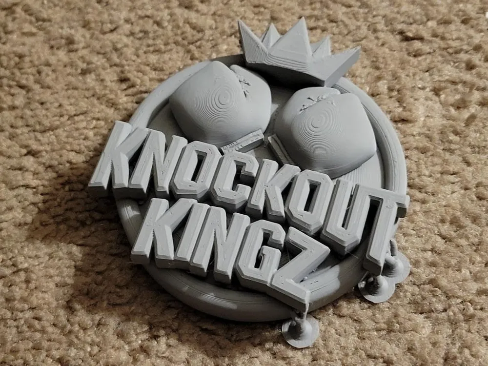 Boxing Emblem – 3D Printable Fight Club Wall Art - Free 3D Print Model ...