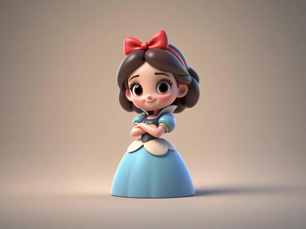 Snow White - Q-version Disney Princess Merchandise Figure - Girls ...