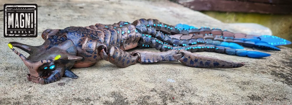 Articulated Sea Emperor Leviathan - Subnautica - Free 3D Print Model ...