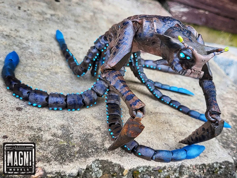 Articulated Sea Emperor Leviathan - Subnautica - Free 3D Print Model ...