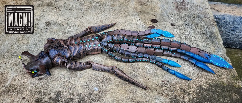 Articulated Sea Emperor Leviathan - Subnautica - Free 3D Print Model ...