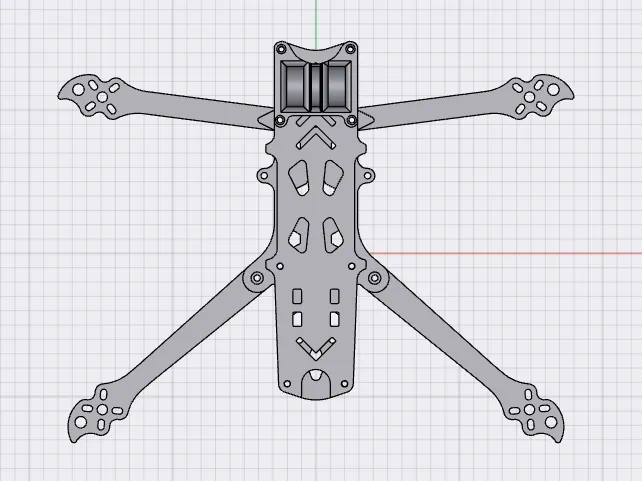 Phantom Bee 4-inch Far Voyager Frame Replica by DAVINCI_FPV - MakerWorld