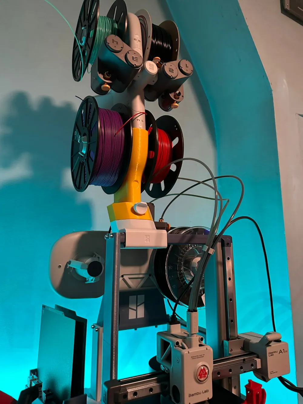 AMS lite Top Mount for A1mini by aim6mac - MakerWorld