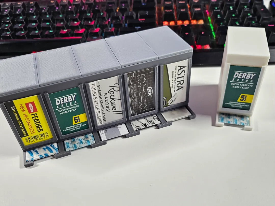 Razor Blade Dispenser - single or multi brands - Free 3D Print Model ...