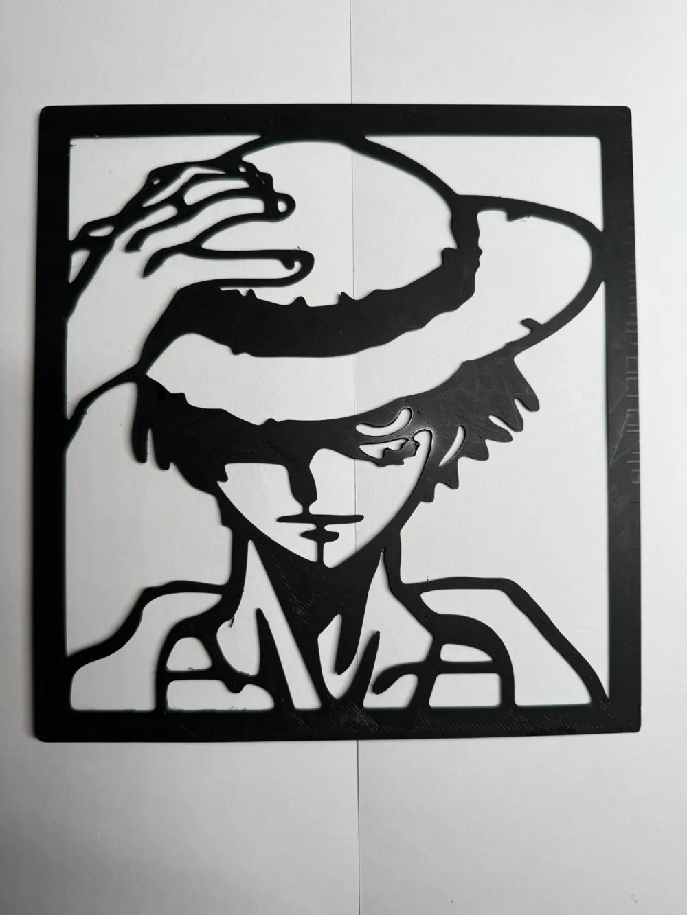 One Piece (Luffy) silhouette (wall art) by Mysstra hueforge 3Dart ...
