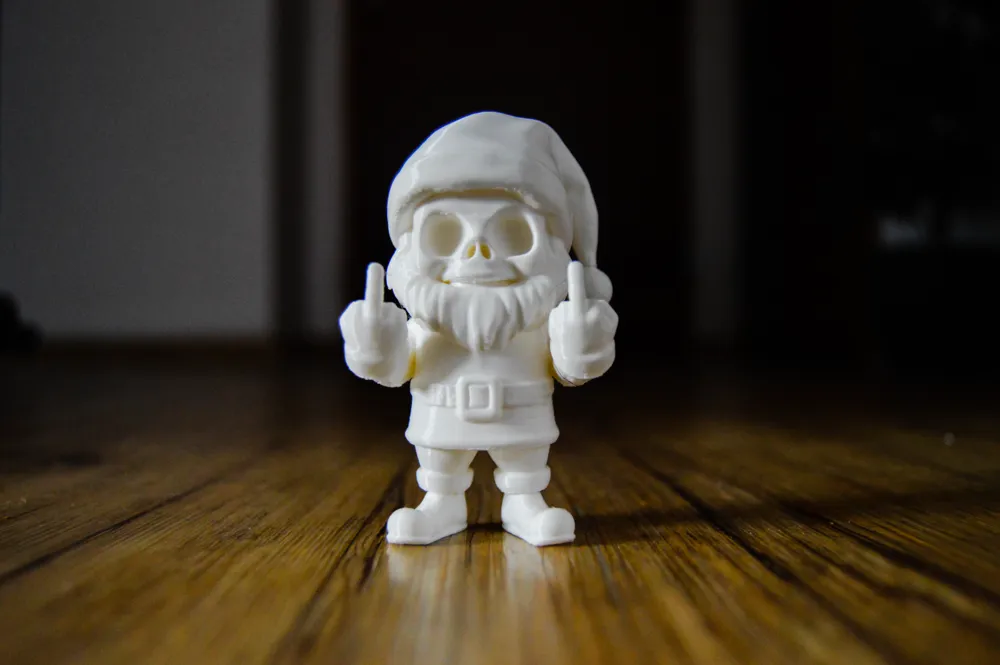 Rude skeleton santa by wazza10 - MakerWorld