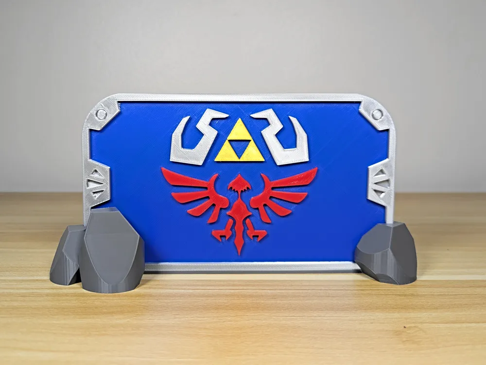 Escudo Hyliano de Zelda, cubierta para base Nintendo Switch 2 - Modelo ...