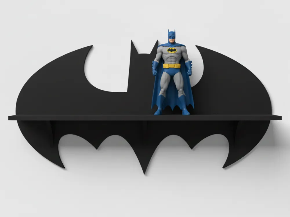 Decoration Batman Shelf Ver.2 Final - Free 3D Print Model - MakerWorld