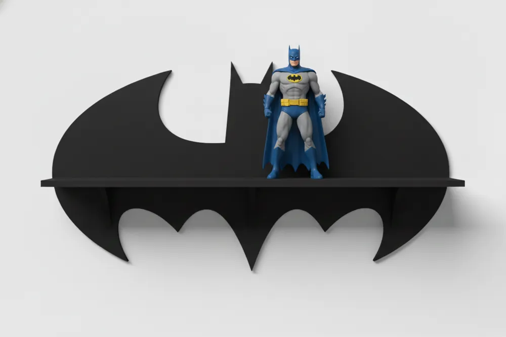 Decoration Batman Shelf Ver.2 Final - Free 3D Print Model - MakerWorld