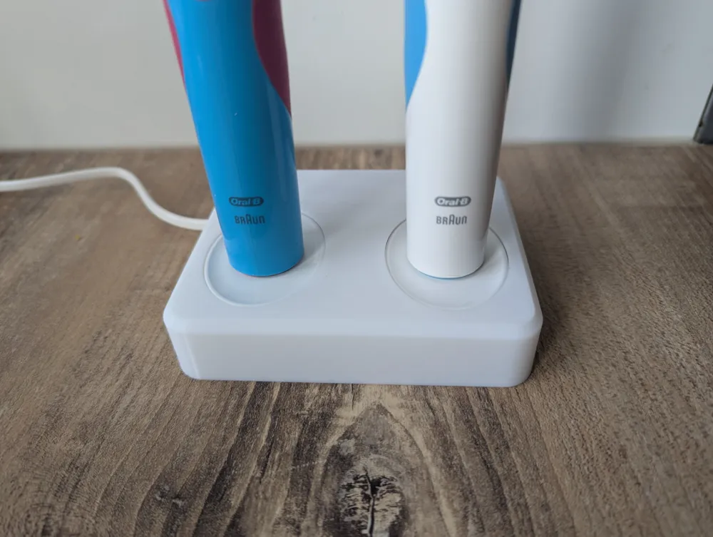 Oral-B Double toothbrush charger stand - Free 3D Print Model - MakerWorld