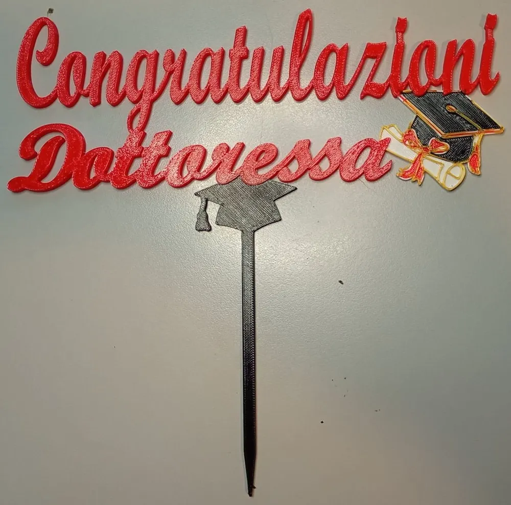 Graduation - Congratulations Doctor - Free 3D Print Model - MakerWorld
