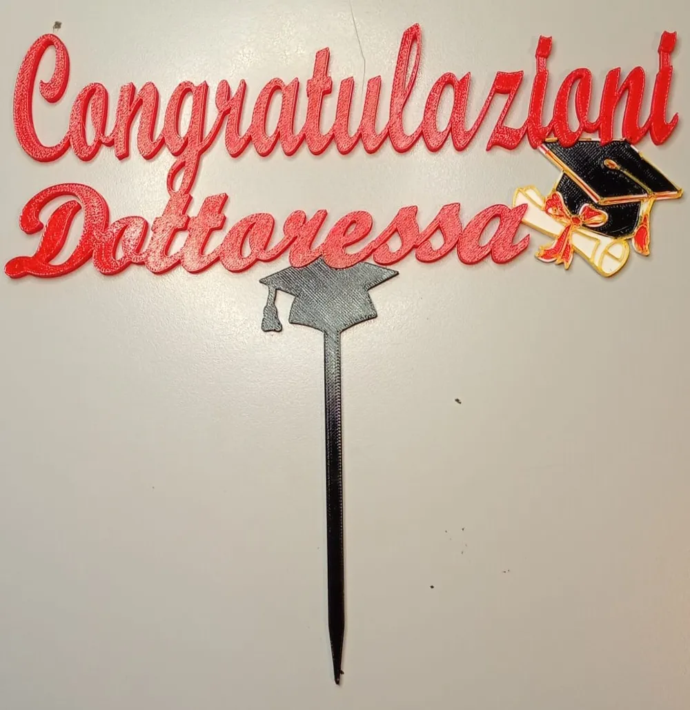 Graduation - Congratulations Doctor - Free 3D Print Model - MakerWorld