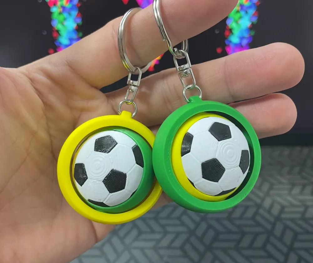 Soccer Ball Spinner Fidget by TeamGraphika MakerWorld: Download Free 3D ...