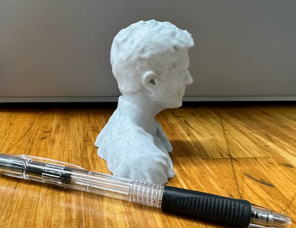 3" Stephen Colbert Smiling Statue Bust Sculpture by The Gooser ...