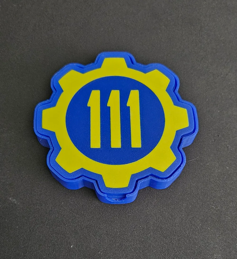 Fallout 111 Coasters by Houdini Prints - MakerWorld