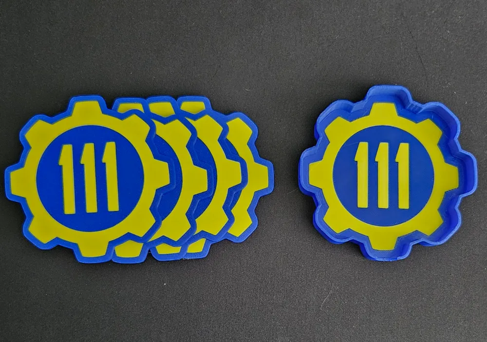 Fallout 111 Coasters by Houdini - MakerWorld