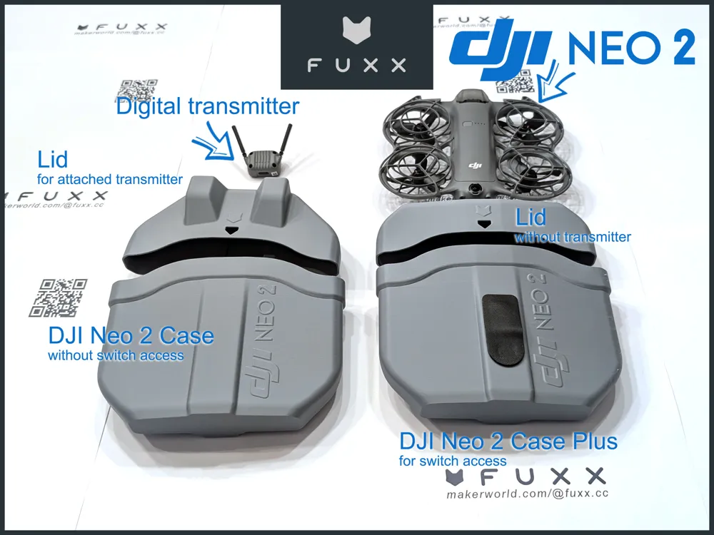 DJI neo 2 Case plus - Free 3D Print Model - MakerWorld