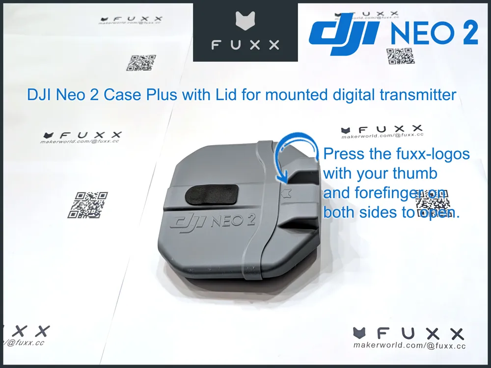 DJI neo 2 Case plus - Free 3D Print Model - MakerWorld