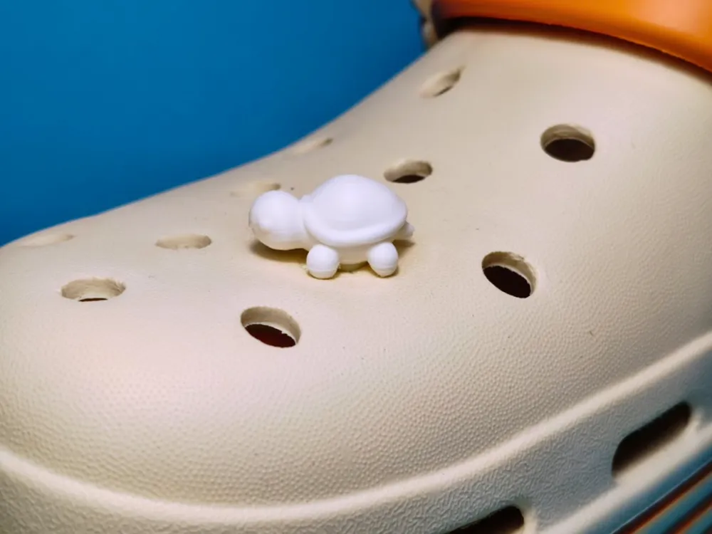 Turtle croc charm (Jibbitz) - Free 3D Print Model - MakerWorld