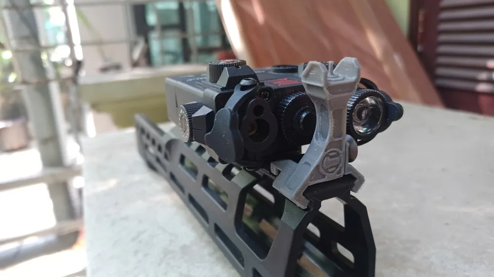 LEAF - PEQ For PEQ-15 Laser Front Mechanical Sight - Free 3D Print ...