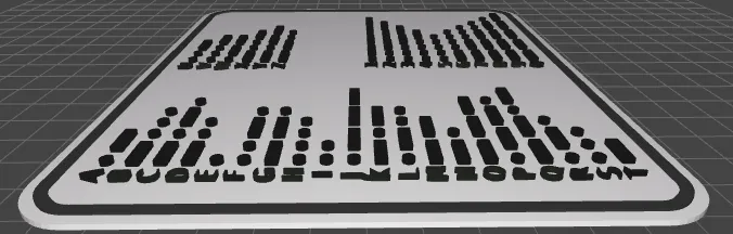 Morse Code Alphabet by LathamFam - MakerWorld
