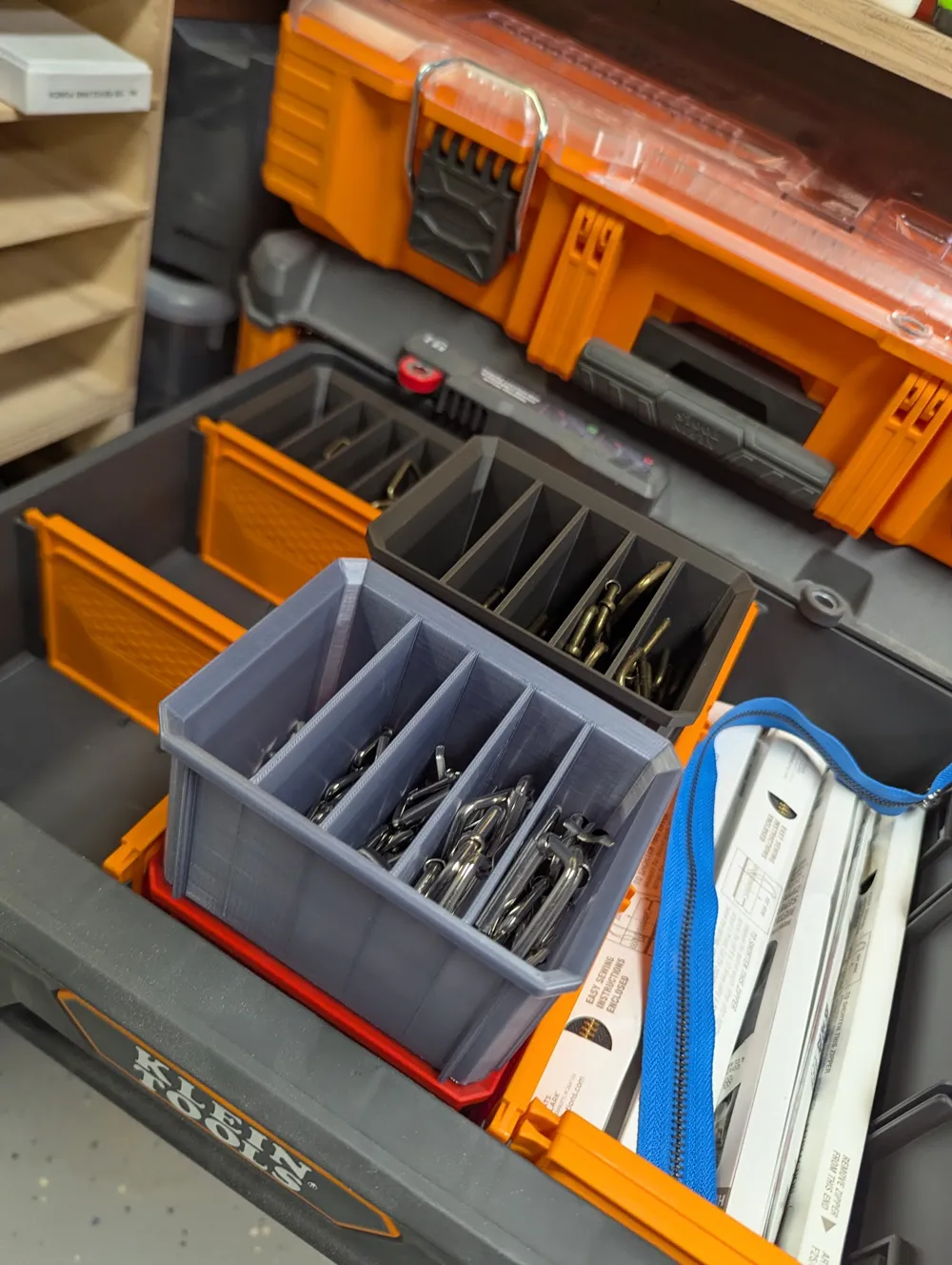 Klein Modbox Drawer 5-way divided bin by cwr.bsu MakerWorld: Download ...
