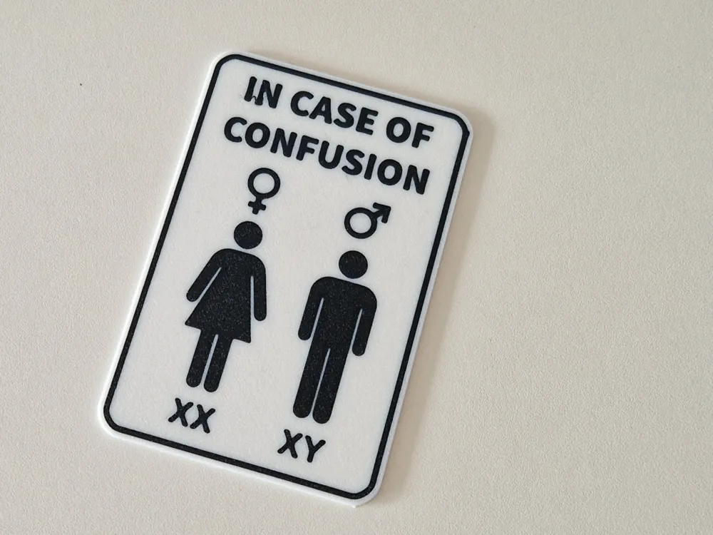 What is a woman Sign by Chris1974 MakerWorld: Download Free 3D Models