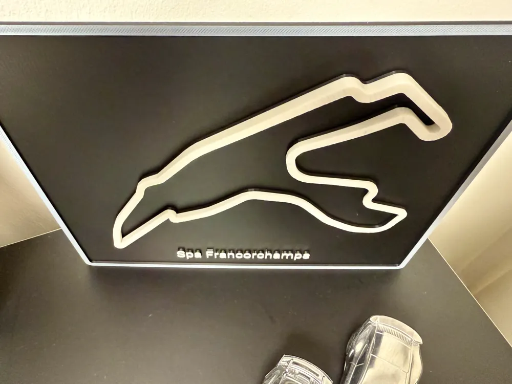 3D Racetrack - Spa Francorchamp - Free 3D Print Model - MakerWorld