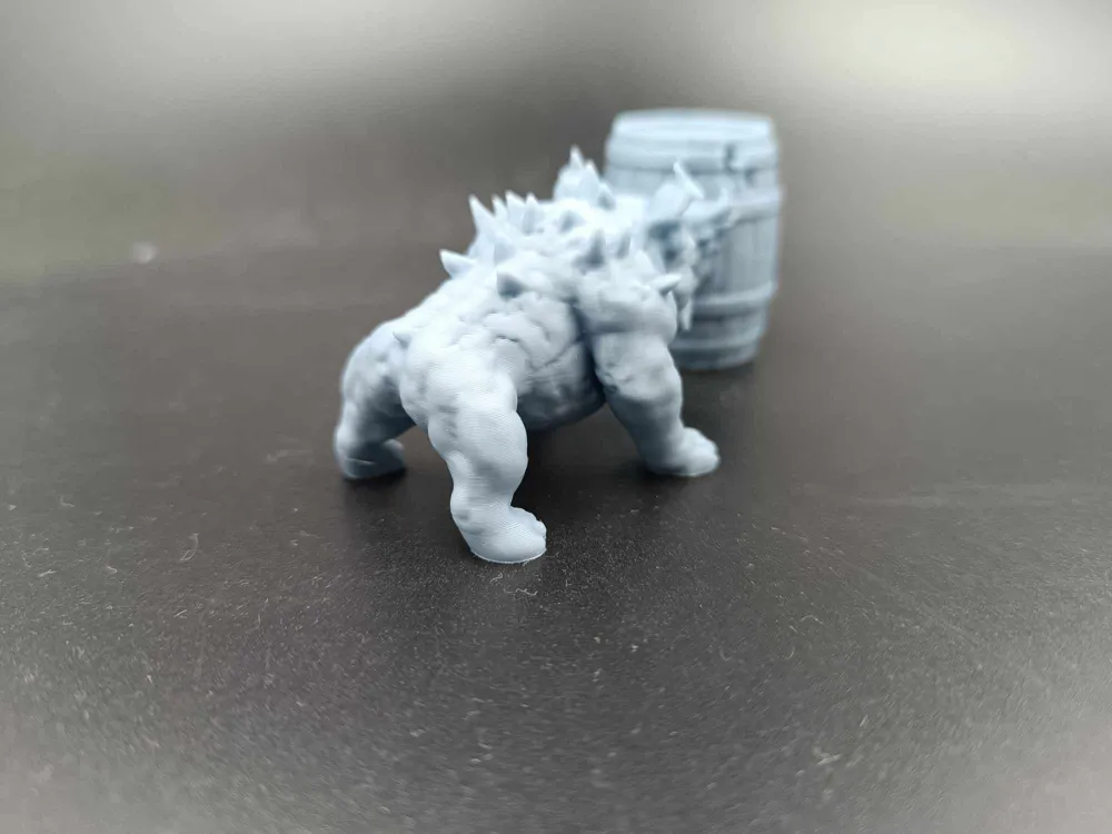 DnD RPG Miniature Dungeons - Demon Bulldog by drakeforge3d MakerWorld ...