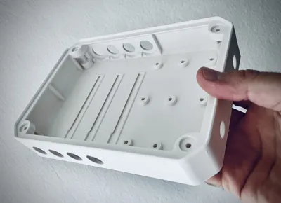 Electrical Junction Box for Wago Clamps with Modular Mounts and ...