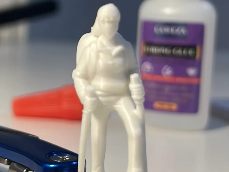 Minifigure Hiker (woman) - Free 3D Print Model - MakerWorld