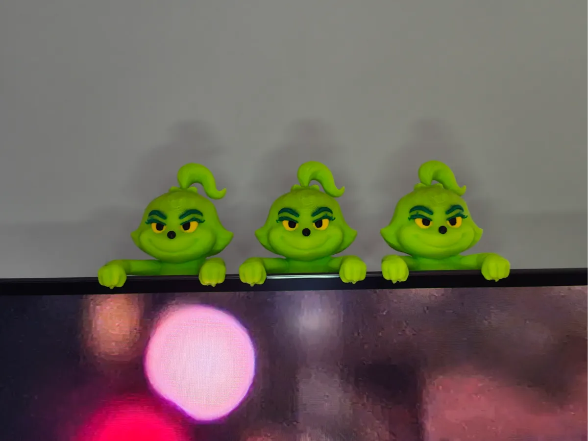 Monitor Grinch Girl - Free 3D Print Model - MakerWorld